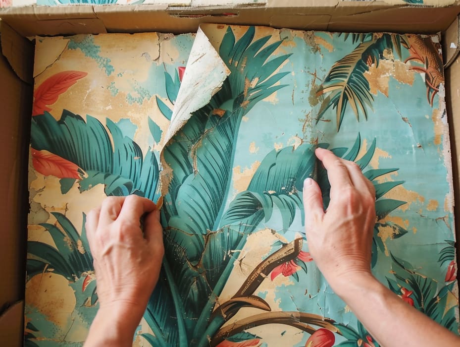 Expert Reproduction of Damaged & Discontinued Wallpapers