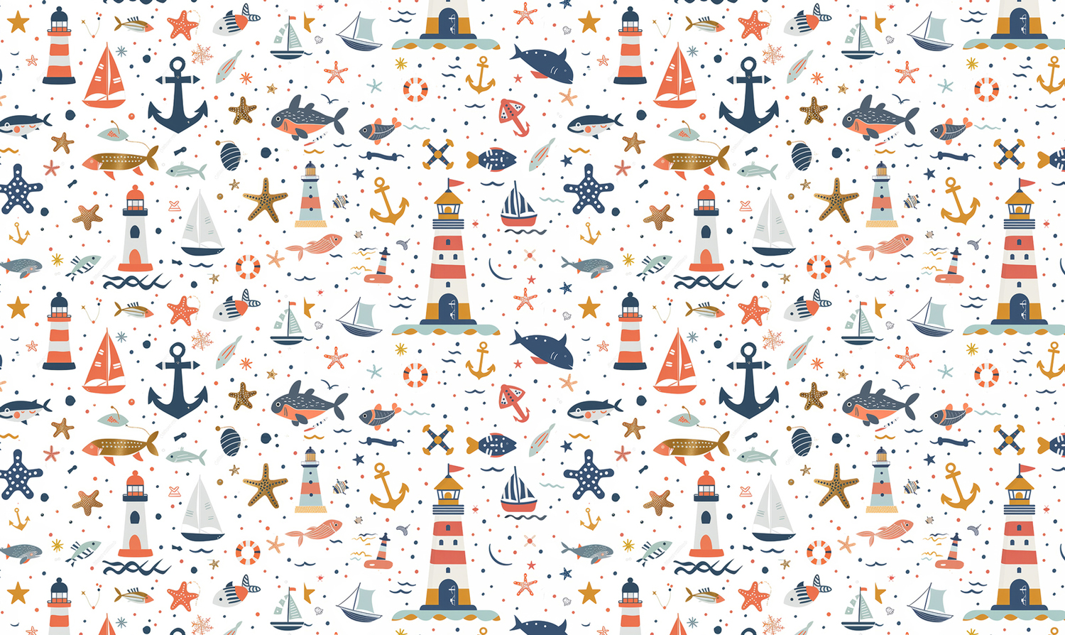 Creative Nautical Wallpaper for Inspiring Young Minds