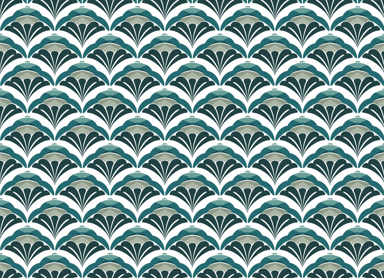 Art Deco Shell Pattern: Timeless Touch of the Roaring 20s