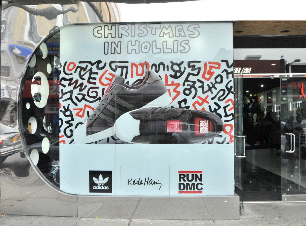 Retail Vinyl Window Display for Adidas - Fine Print NYC