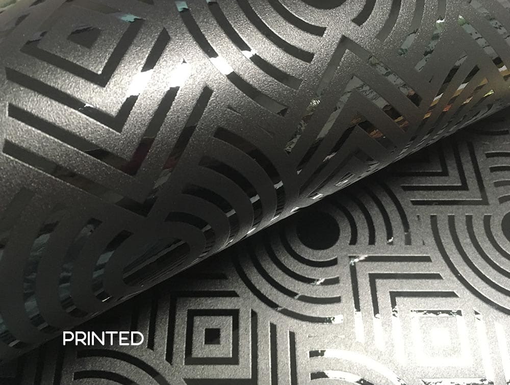 Black Flash Wallpaper: A Glossy Pitch Black Wallcovering
